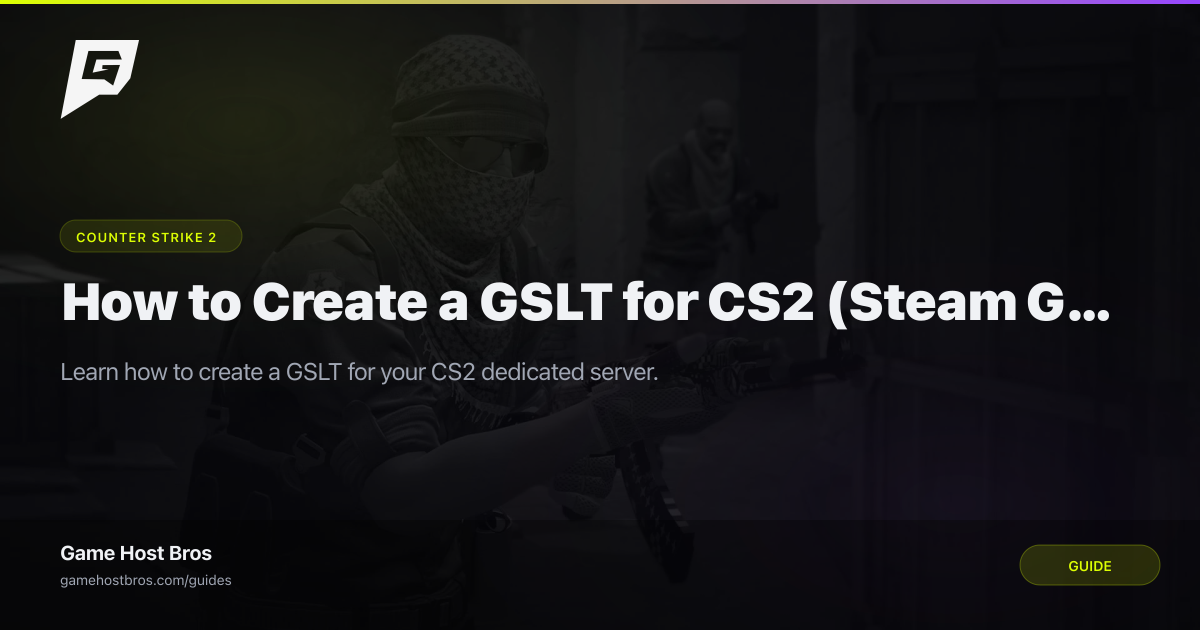 How to Create a GSLT for CS2 (Steam Game Server Login Token) | Game Host Bros Guides