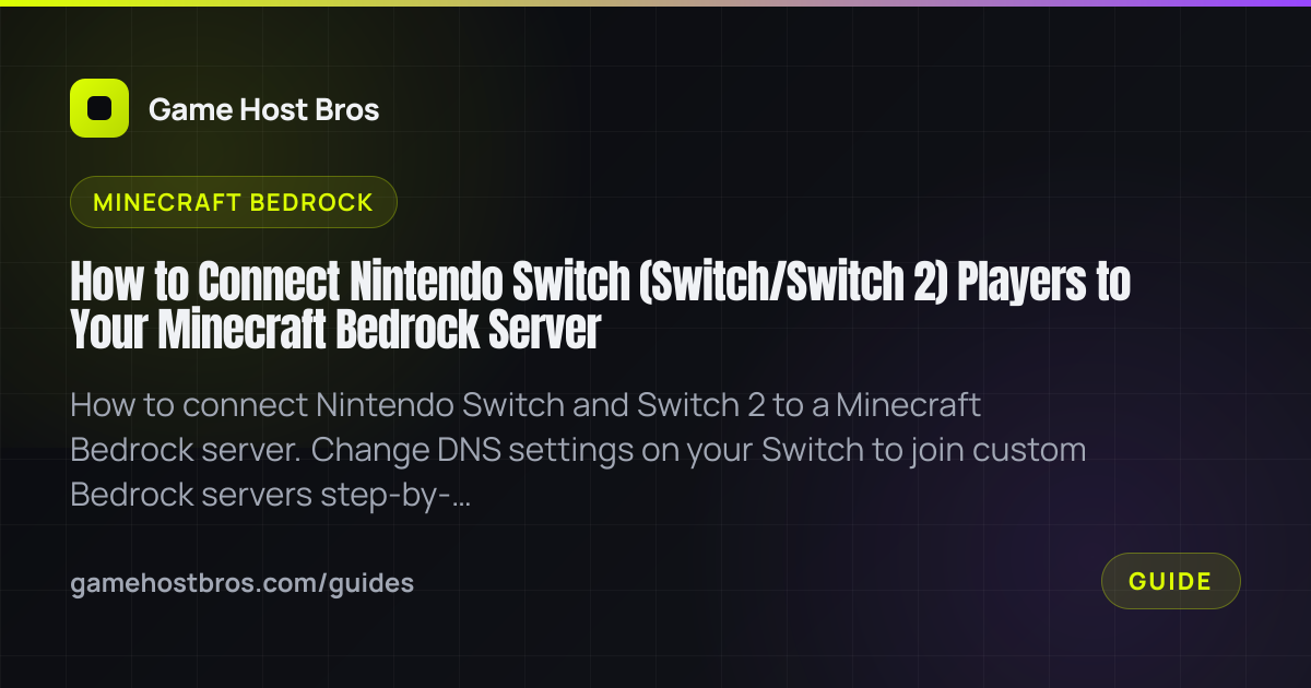 How to Connect Nintendo Switch (Switch/Switch 2) Players to Your ...